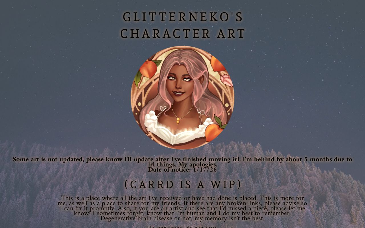 FFXIV Art Carrd